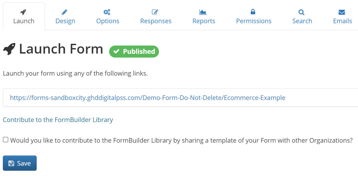 Launch or Decommission a Form | Govstack